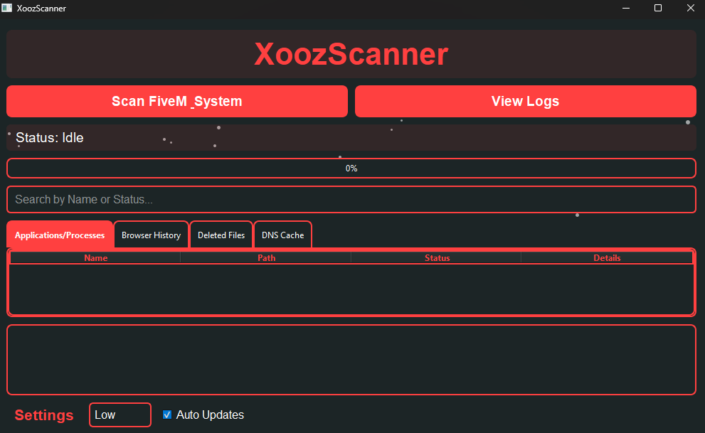 XoozScanner - Free FiveM Security Tool